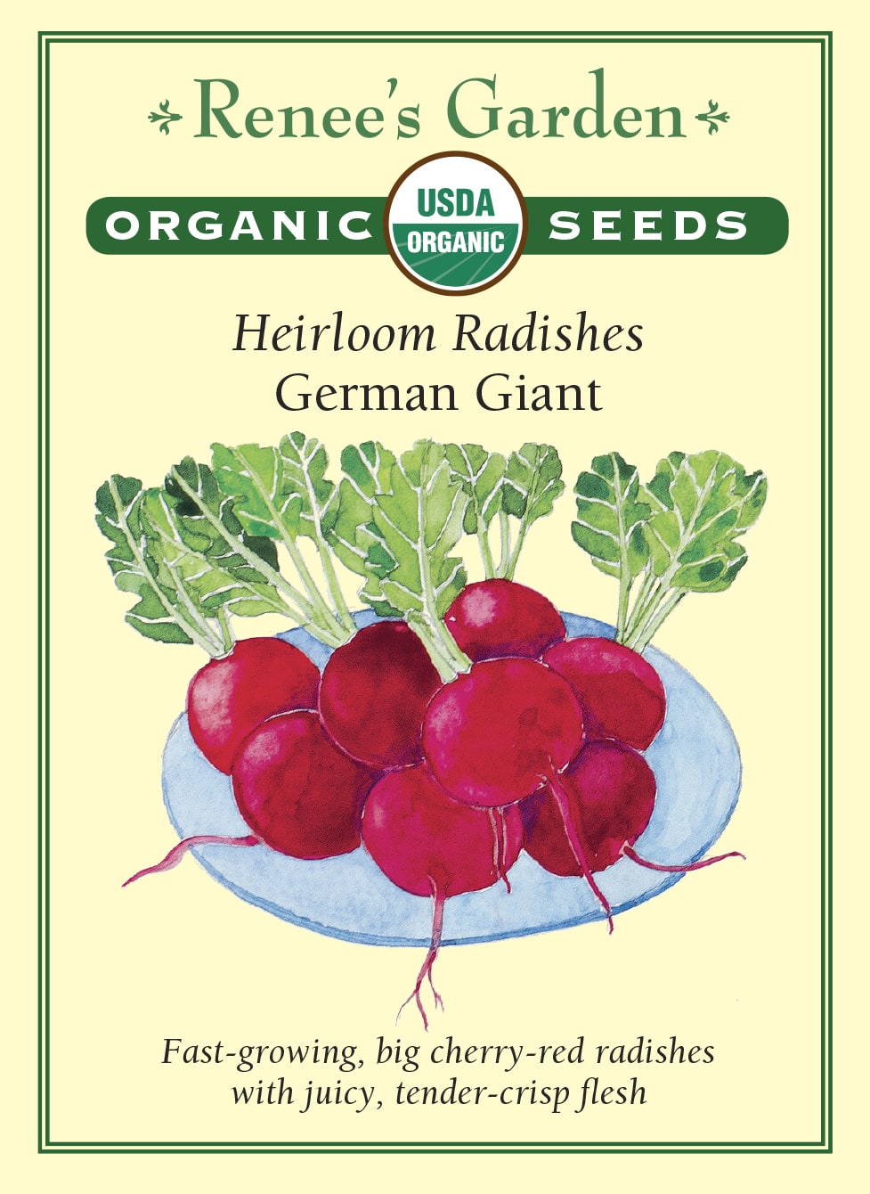 'German Giant' Heirloom Radishes – Renee's Garden