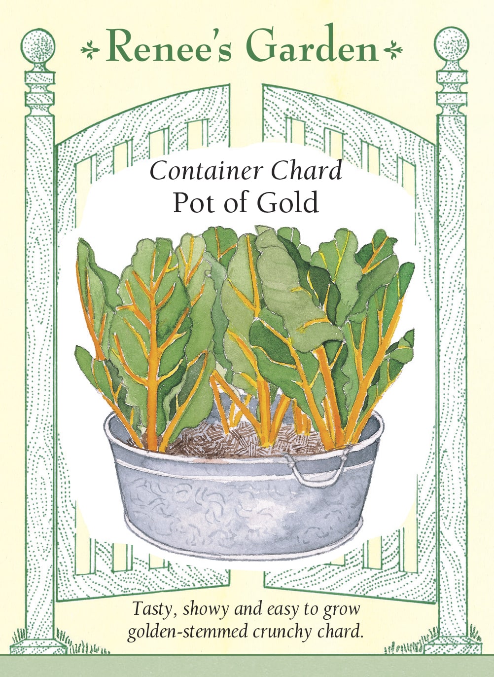 'Pot of Gold' Container Chard – Renee's Garden