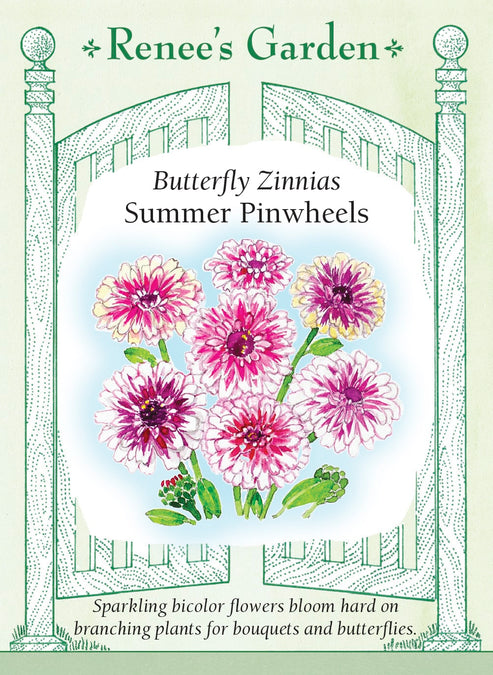 'Summer Pinwheels' Butterfly Zinnias | Renee's Garden