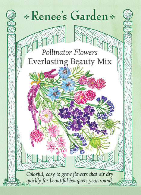 'Everlasting Beauty Mix' Pollinator Flowers | Renee's Garden Seeds