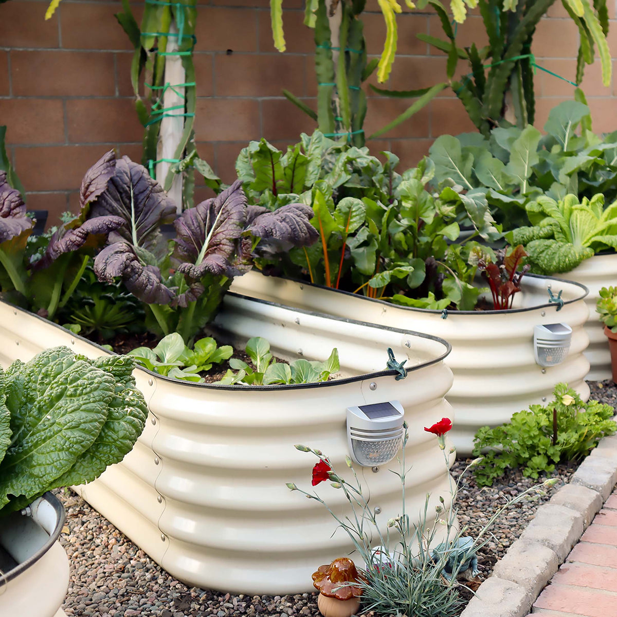 Metal Raised Garden Boxes Greenfingers Garden Bed Galvanised Steel