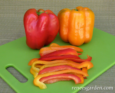 'Orange Sun & Jupiter' Sweet Bell Peppers | Renee's Garden Seeds